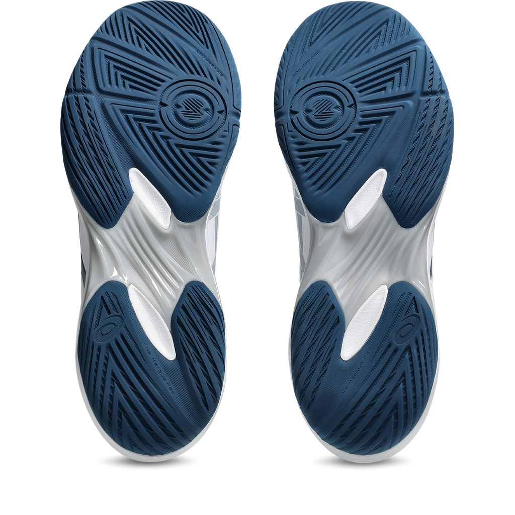 Asics Men's Gel Rocket 12 Indoor Court Shoes AW25 White Mako Blue | Great Discounts - PDHSports