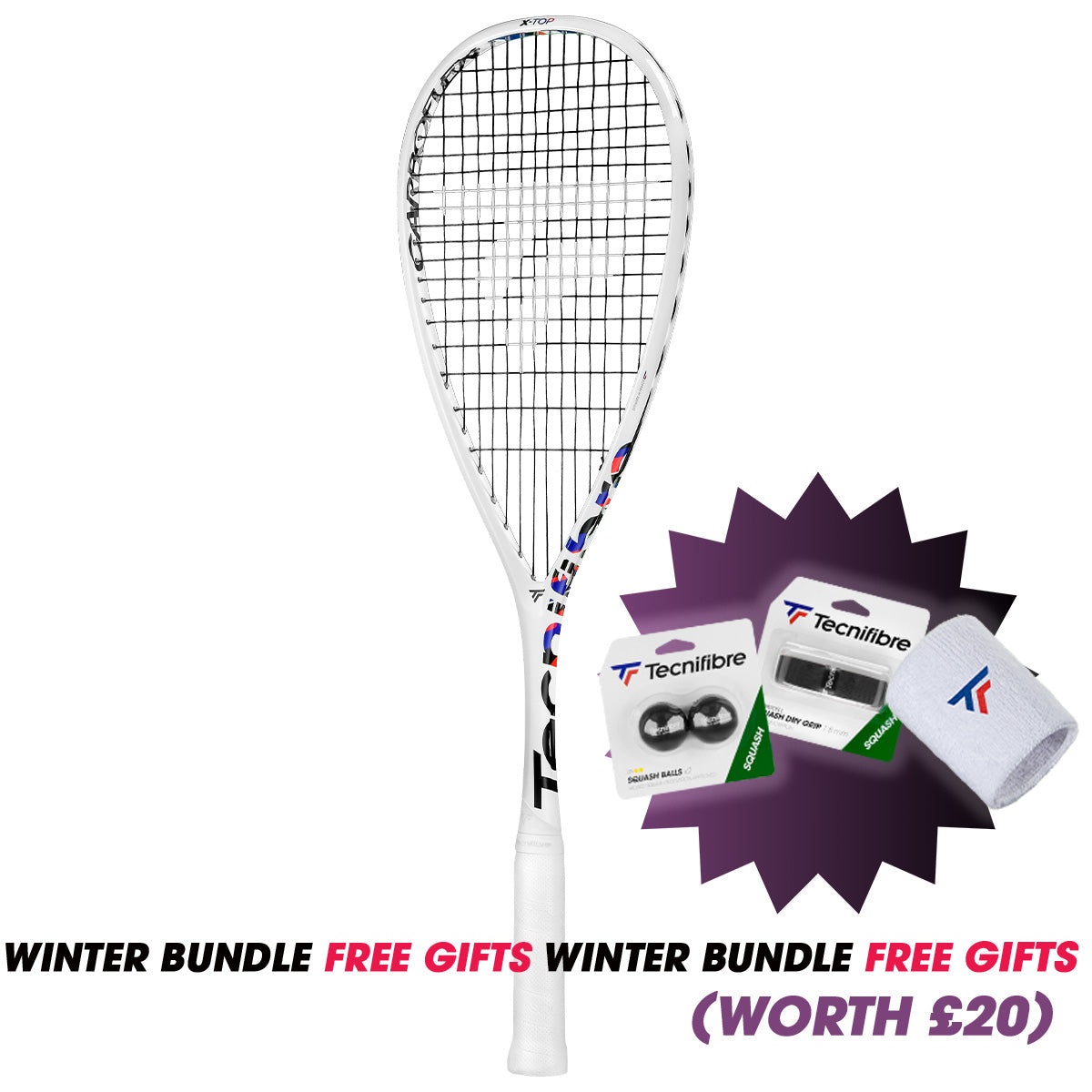 Tecnifibre Carboflex 135 X-Top V2 Squash Racket – PDHSports